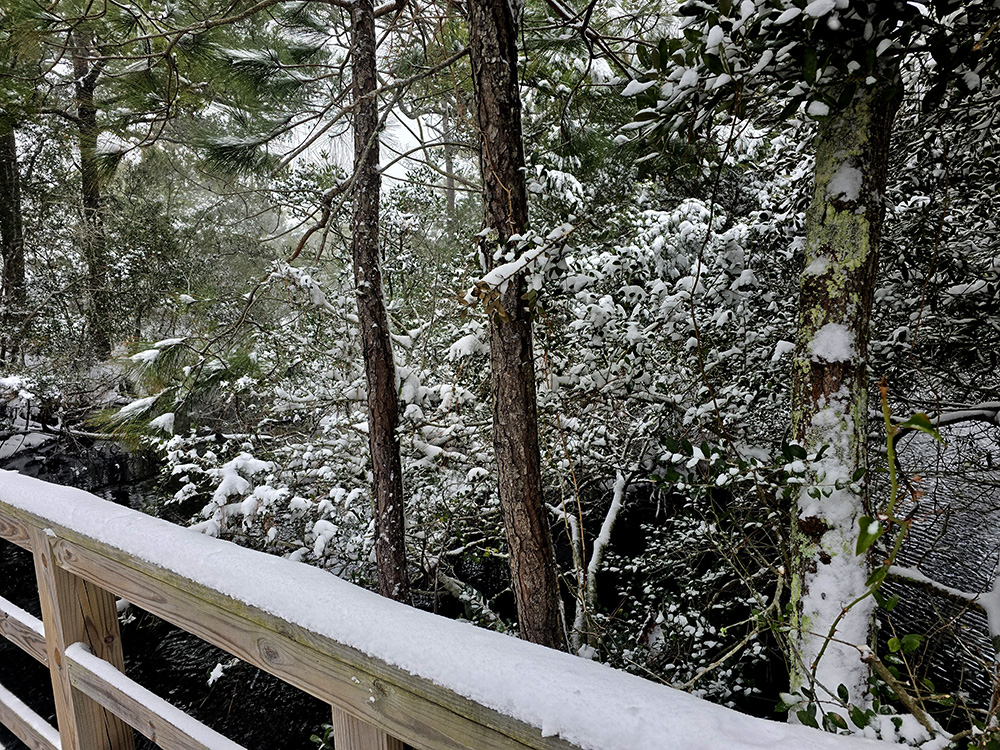 Snow on the Outer Banks – Frisco Native American Museum